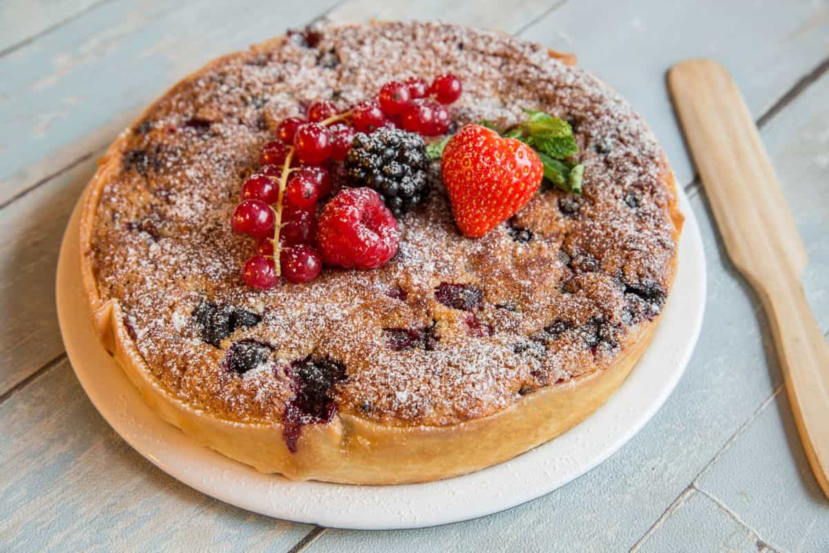 Tarte amandine fruits rouges - Croustipate